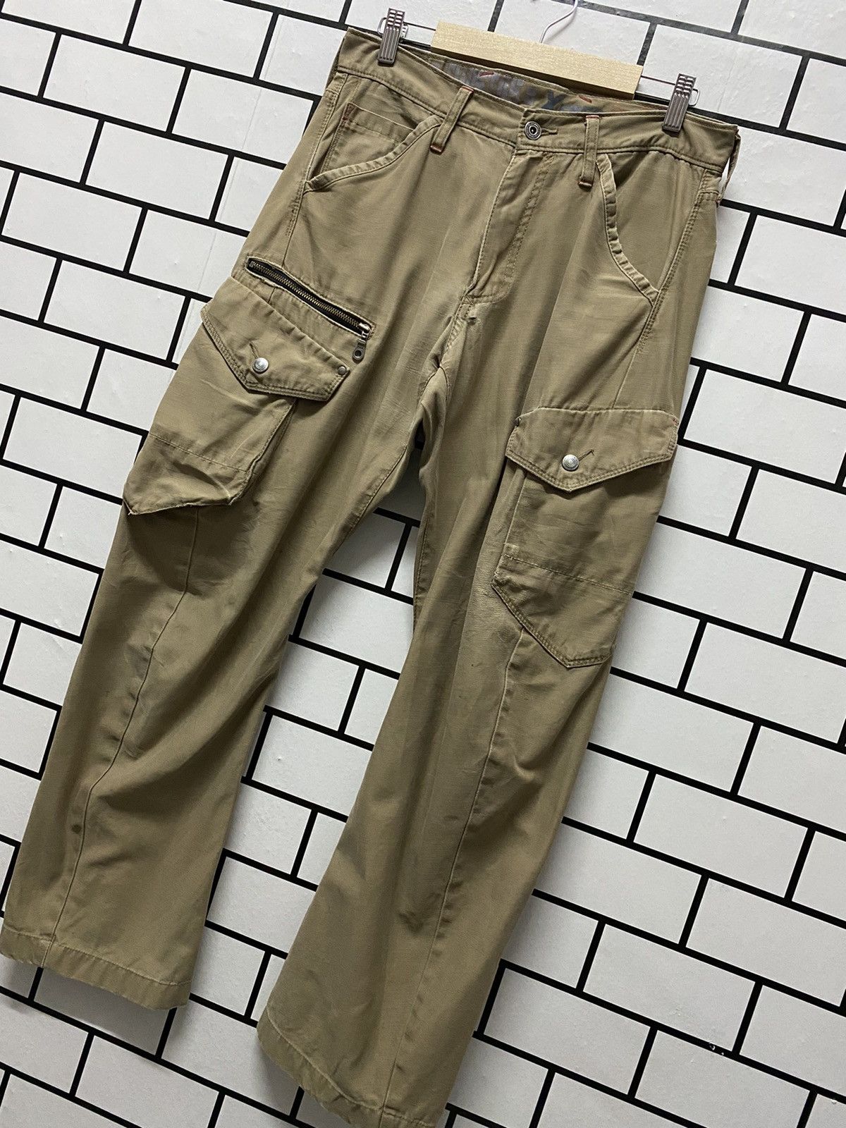 Japanese Brand Xebec Japan Cargo Bush Pants Multi Pocket Twisted Leg ...