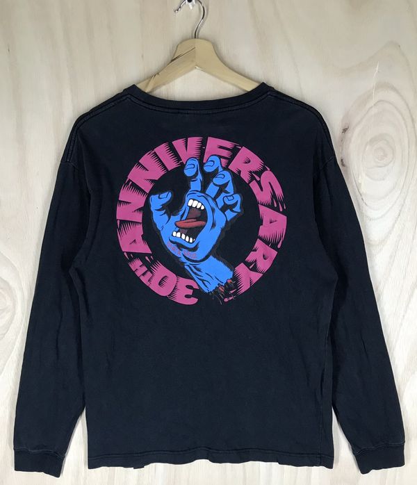 Rare 30th Anniversary Santa Cruz Screaming Hand Logo Tees | Grailed