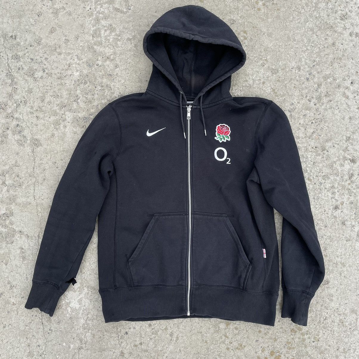 Nike Vintage Nike O2 England Zip Hoodie 90s Small Swoosh Y2k | Grailed