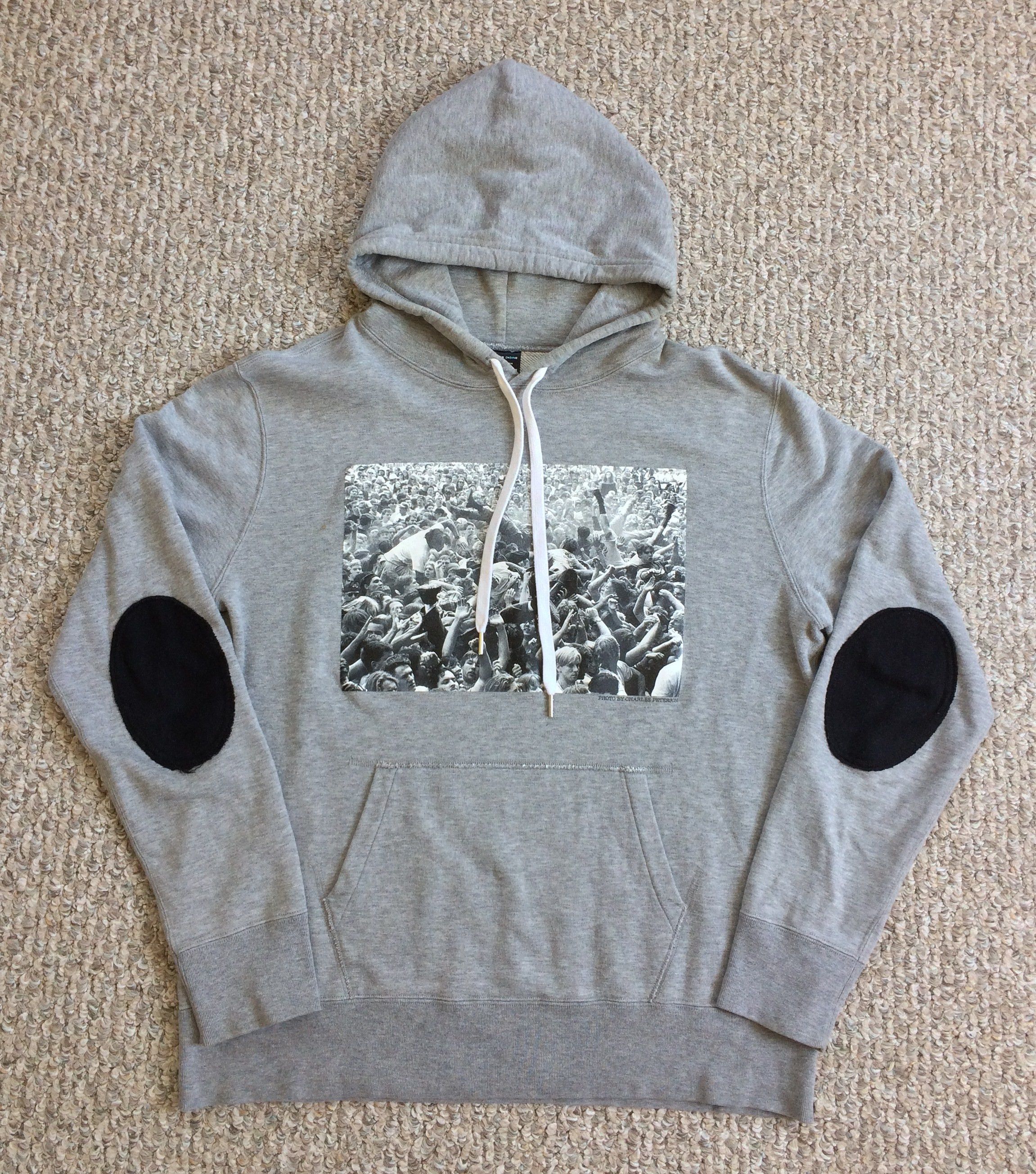 Number (N)ine F/W 2009 Number (N)ine x Charles Peterson Mosh Pit Hoodie | Grailed