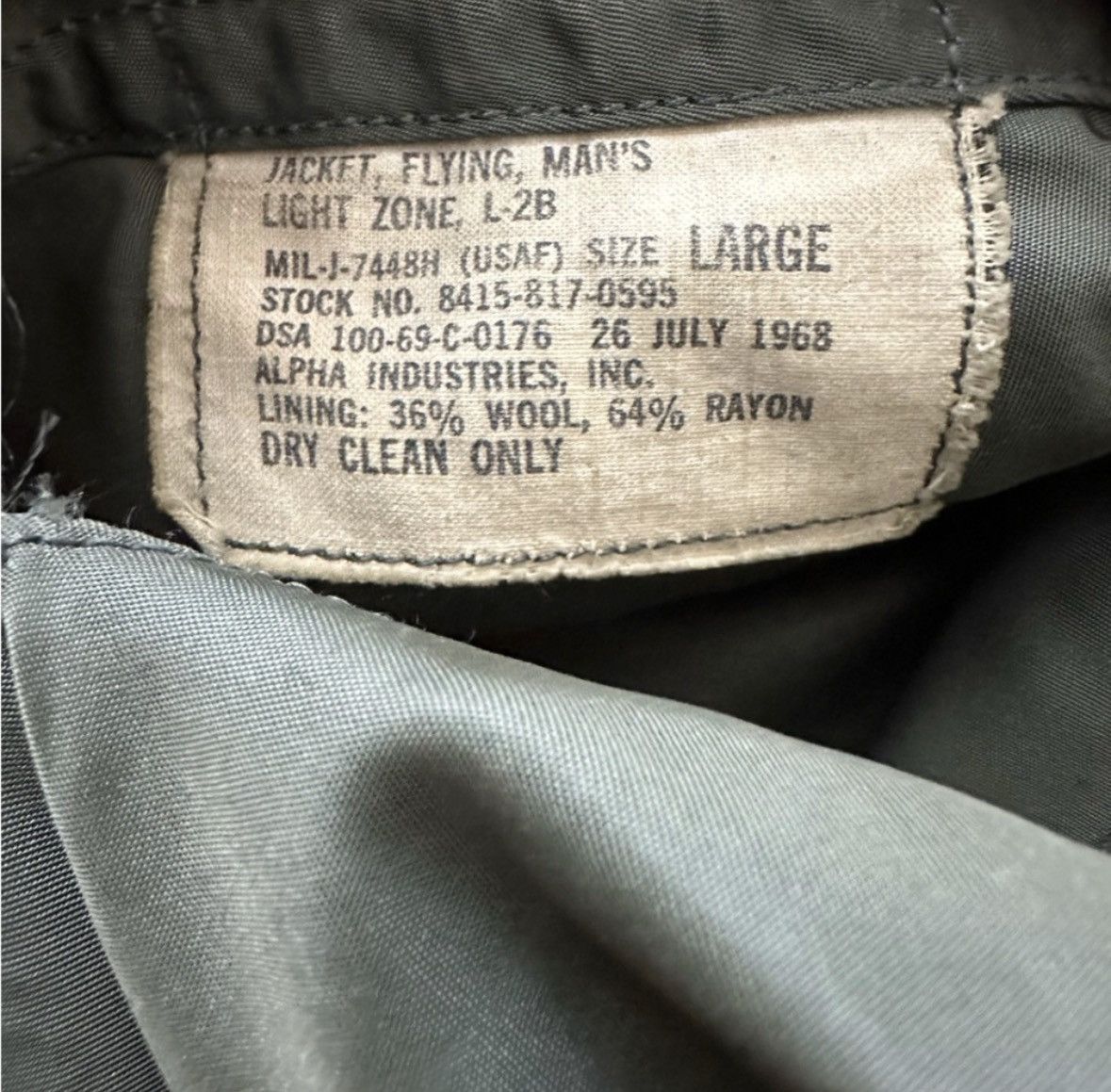 Military × Vintage 1968 Ma 1 Flight Bomber Thrashed | Grailed