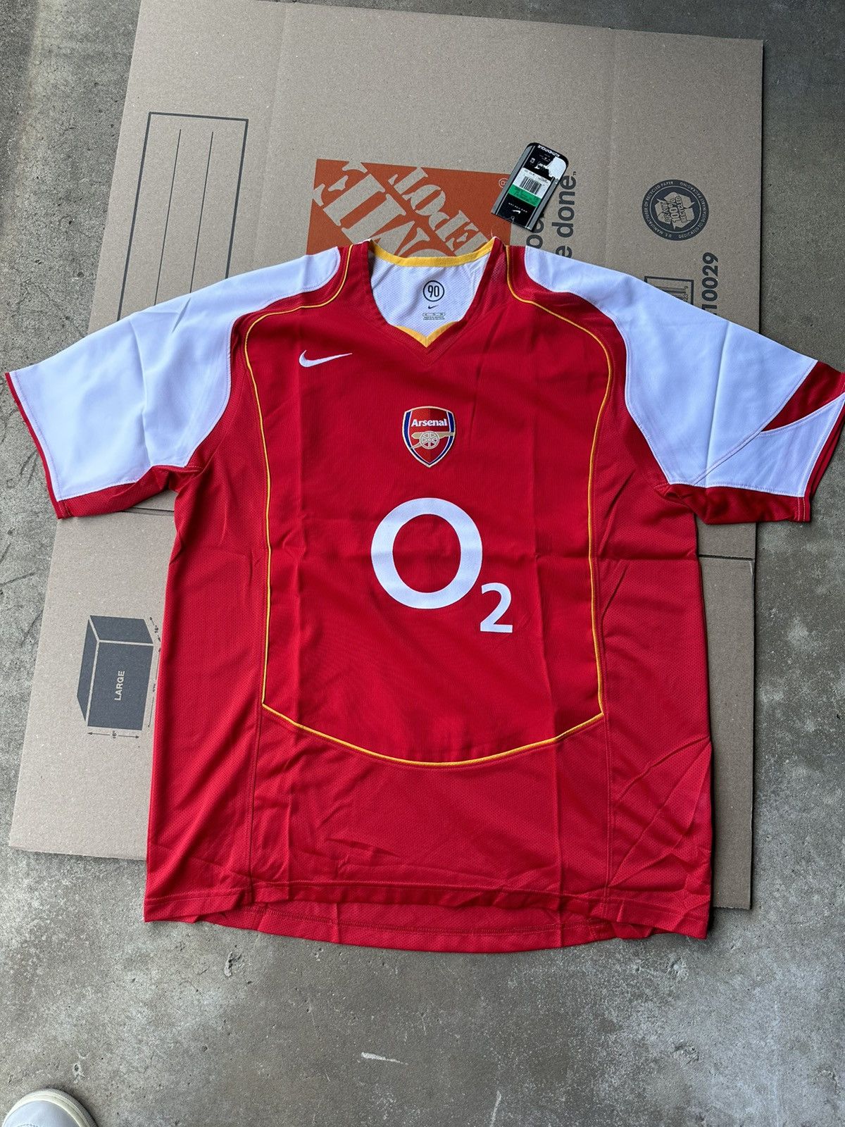 Nike × Vintage Arsenal FC Home Jersey 2004 | Grailed