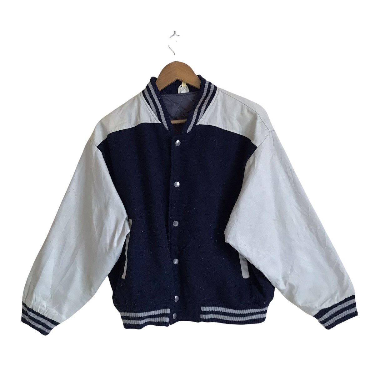 Cashmere & Wool × Varsity Jacket × Vintage VINTAGE VARSITY JACKET | Grailed