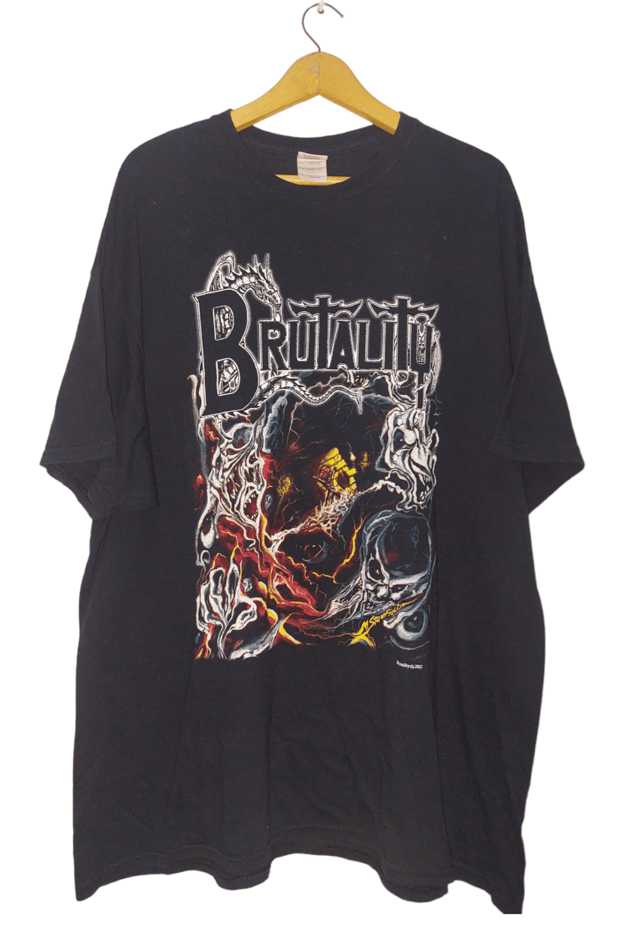 Band Tees × Rock T Shirt × Vintage Brutality Deicide Obituary Bolt ...