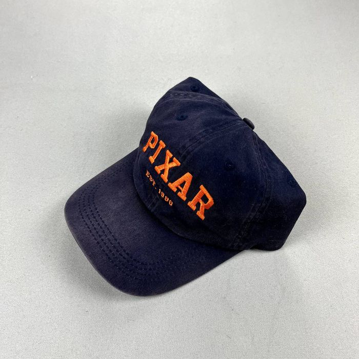 Vintage Vintage Pixar Hat Cap Strapback Blue Animation Studio Disney ...