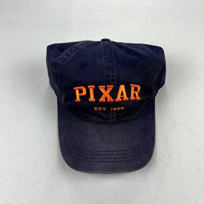 Vintage Vintage Pixar Hat Cap Strapback Blue Animation Studio Disney ...