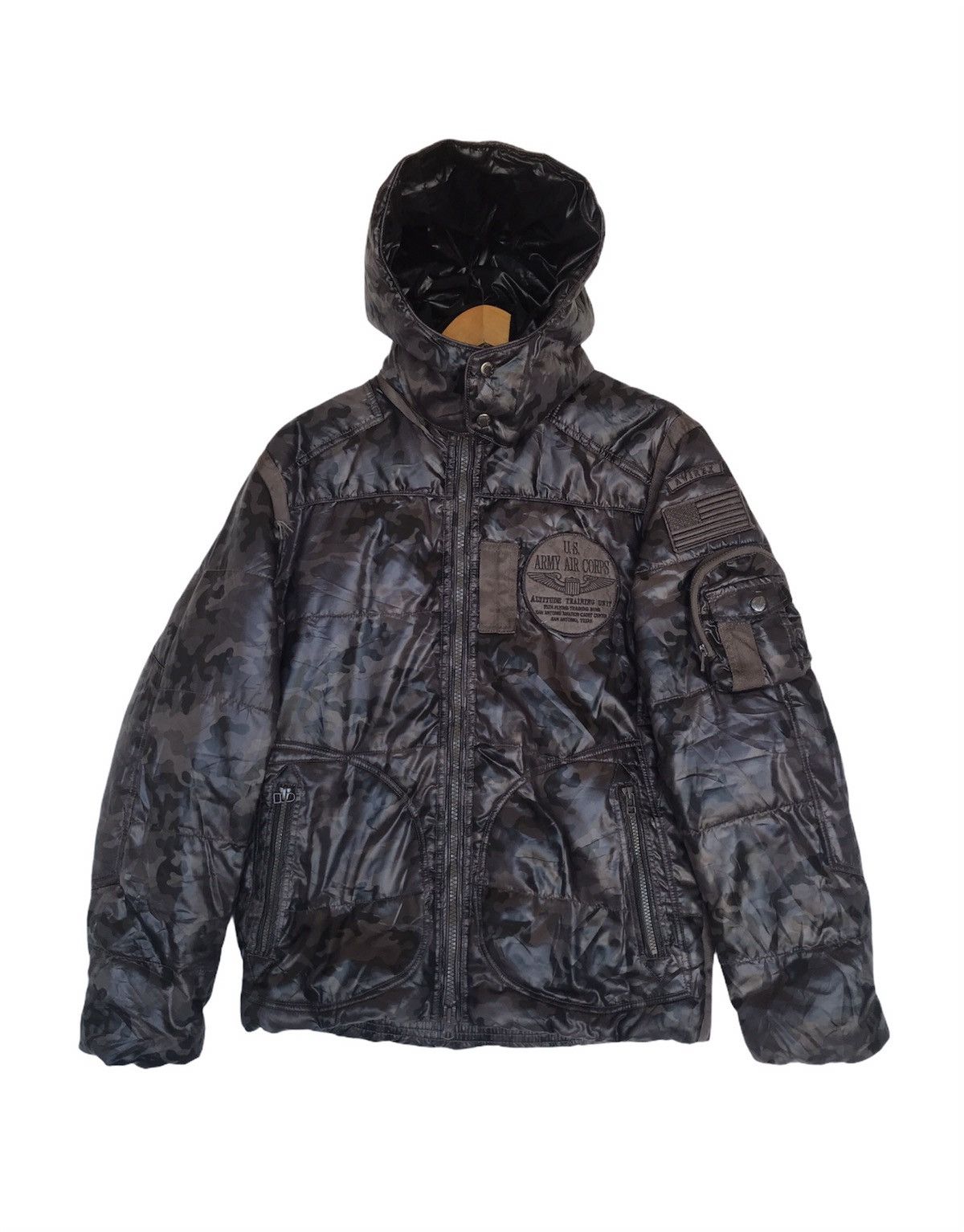 Avirex Avirex Us Army Camouflage Down Puffer Jacket Tactical | Grailed