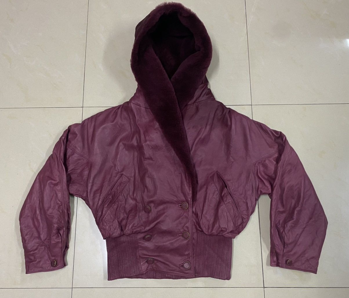 Leather Jacket × Mink Fur Coat × Ruffo Research VIntage Ruffo Faux Fur ...