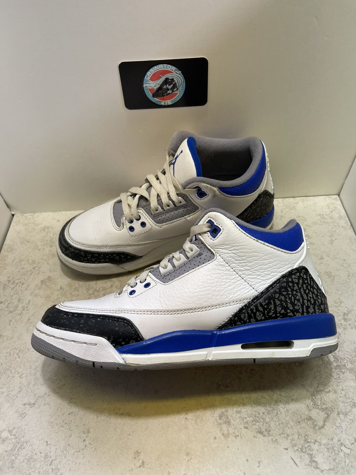 Jordan Brand × Nike Nike Air Jordan Retro 3 III GS Racer Blue Size 7y ...