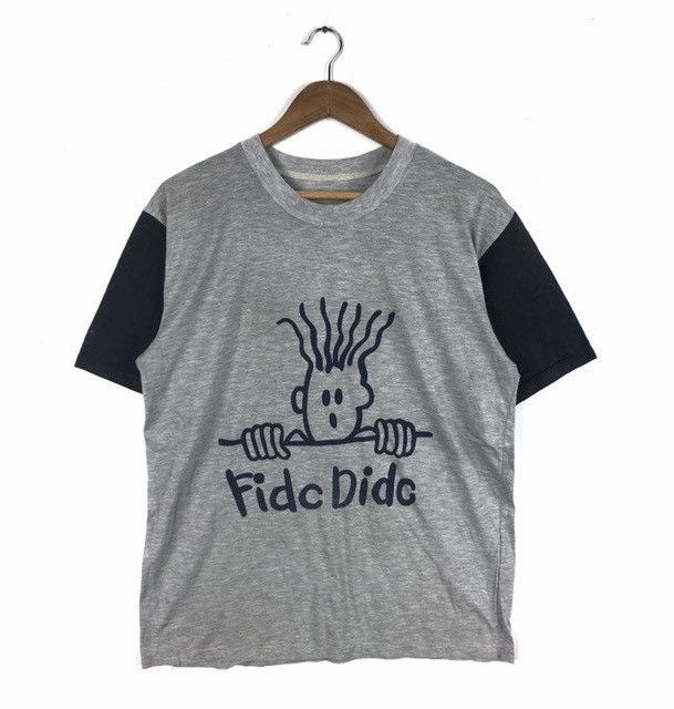 Vintage VINTAGE FIDO DIDO CARTOON BIG LOGO CREWNECK T-SHIRT | Grailed