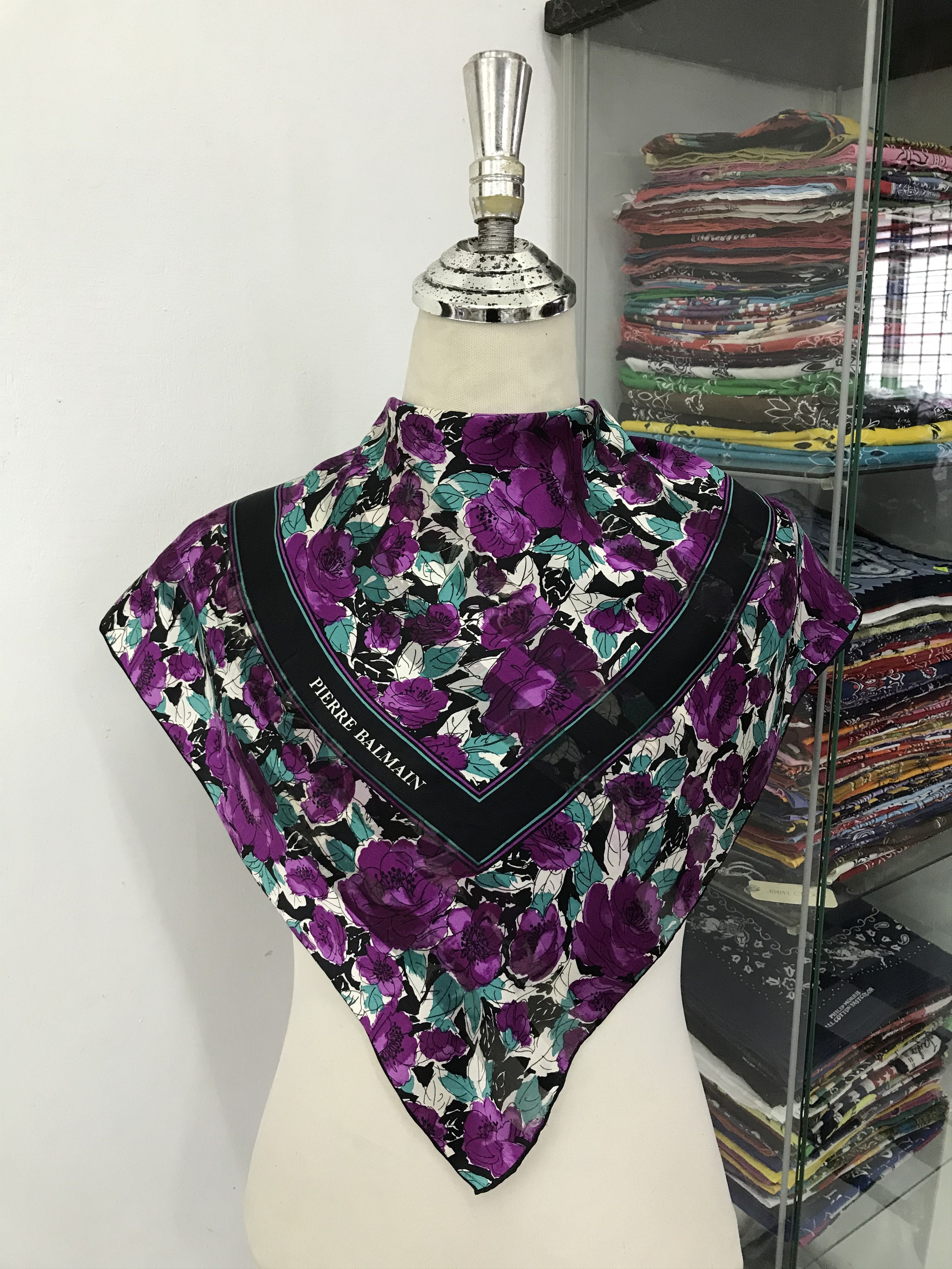 Pierre Balmain Vintage Pierre Balmain Silk Scarf | Grailed