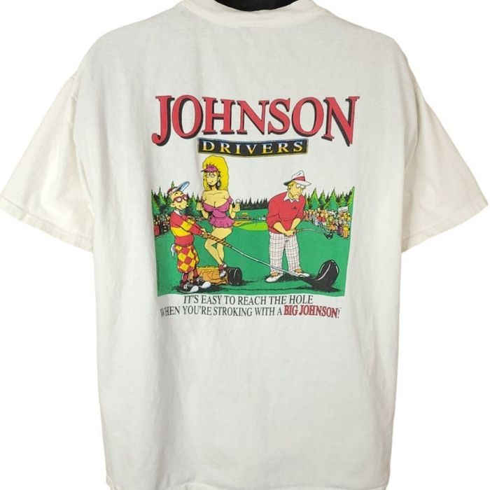 Vintage Big Johnson Drivers T Shirt Vintage 90s Golf Big Head | Grailed