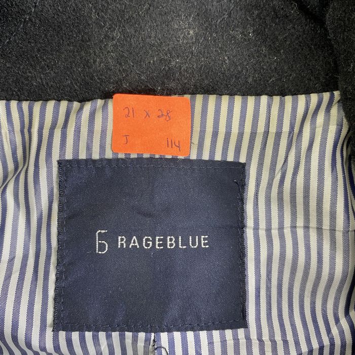 Vintage Rageblue Wool Jacket/Coat -J114 | Grailed
