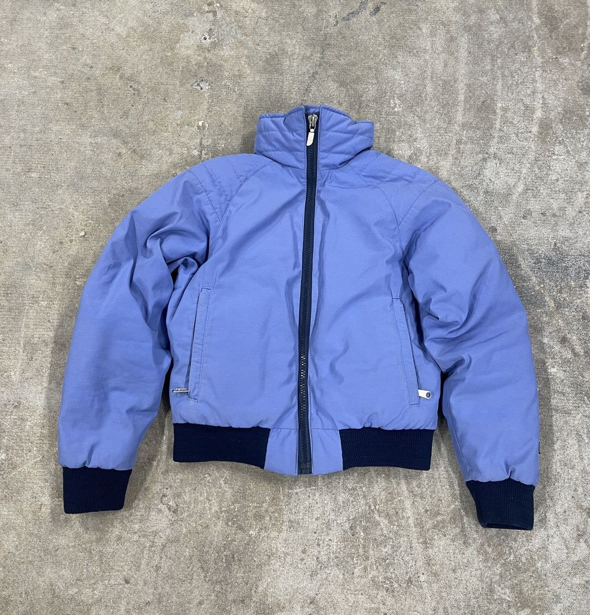 Bomber Jacket × The North Face × Vintage Vintage 80s Hip Length Lilac ...