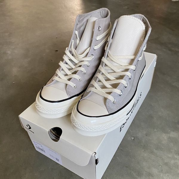Converse 2020 Converse Fear of God Essentials 70s High Grey sz 7 | Grailed