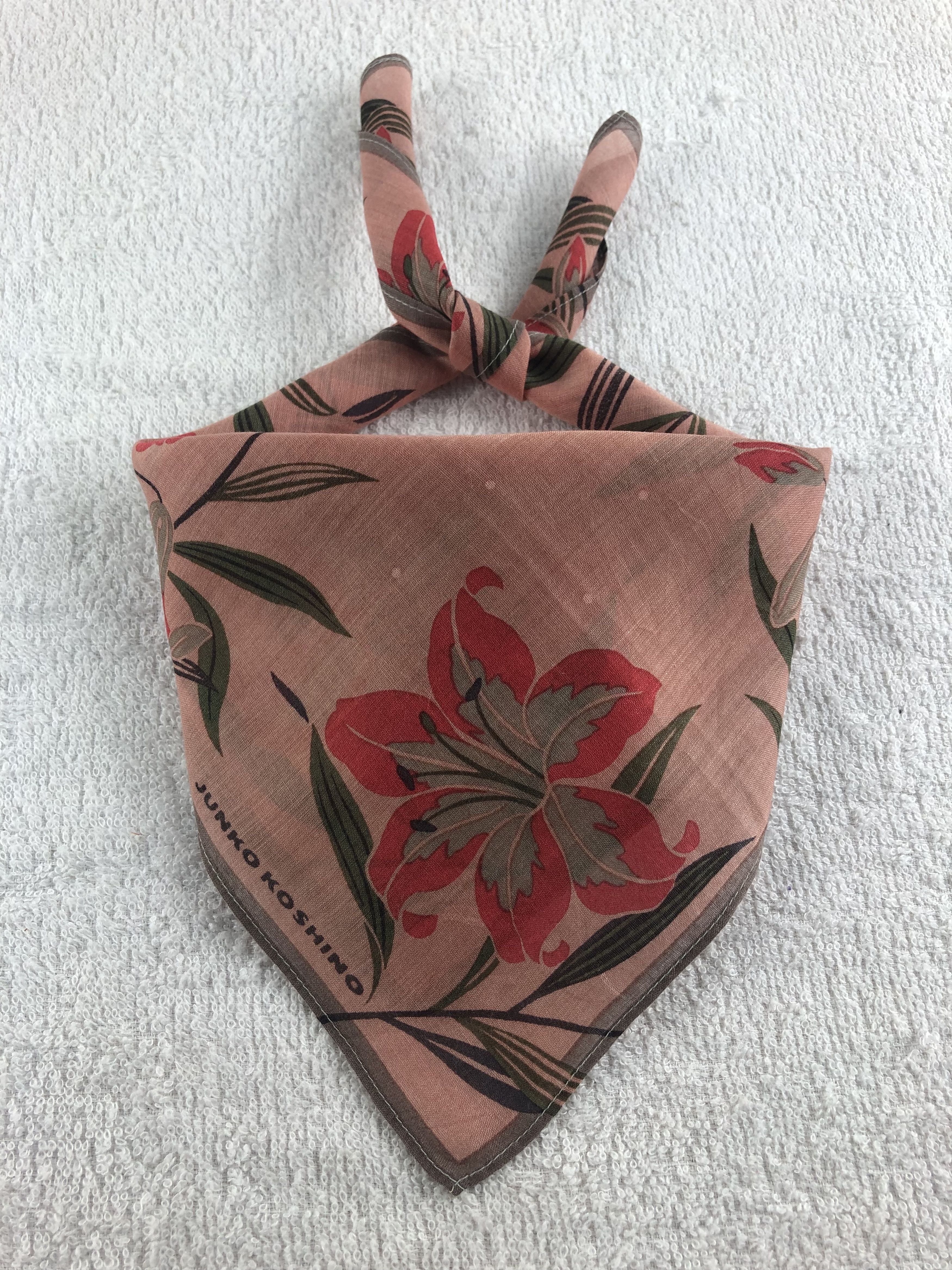 Japanese Brand Junko Koshino Handkerchief / Bandana / Neckerchief C236 ...
