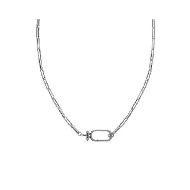 Andy Warhol And Now This Oblong Clip Chain with Snap Clasp 18" Necklace ...