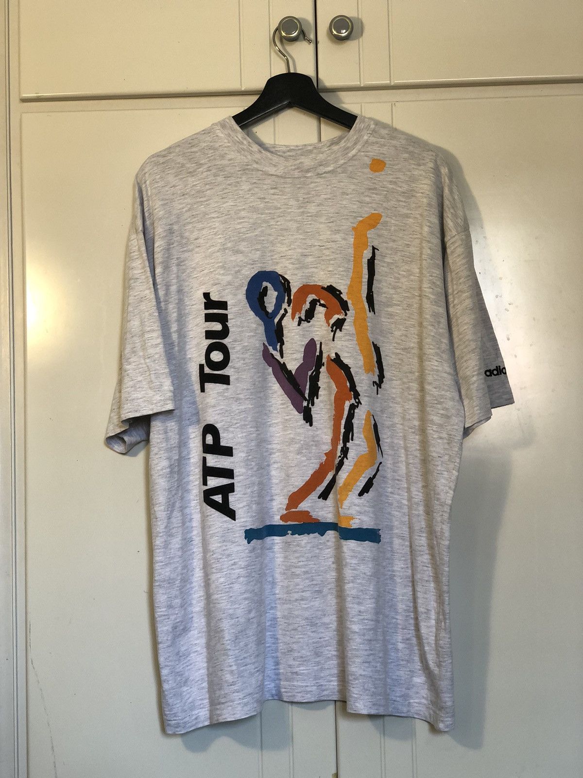 Adidas Very Rare “ATP TOUR” Vintage Adidas T Shirt | Grailed