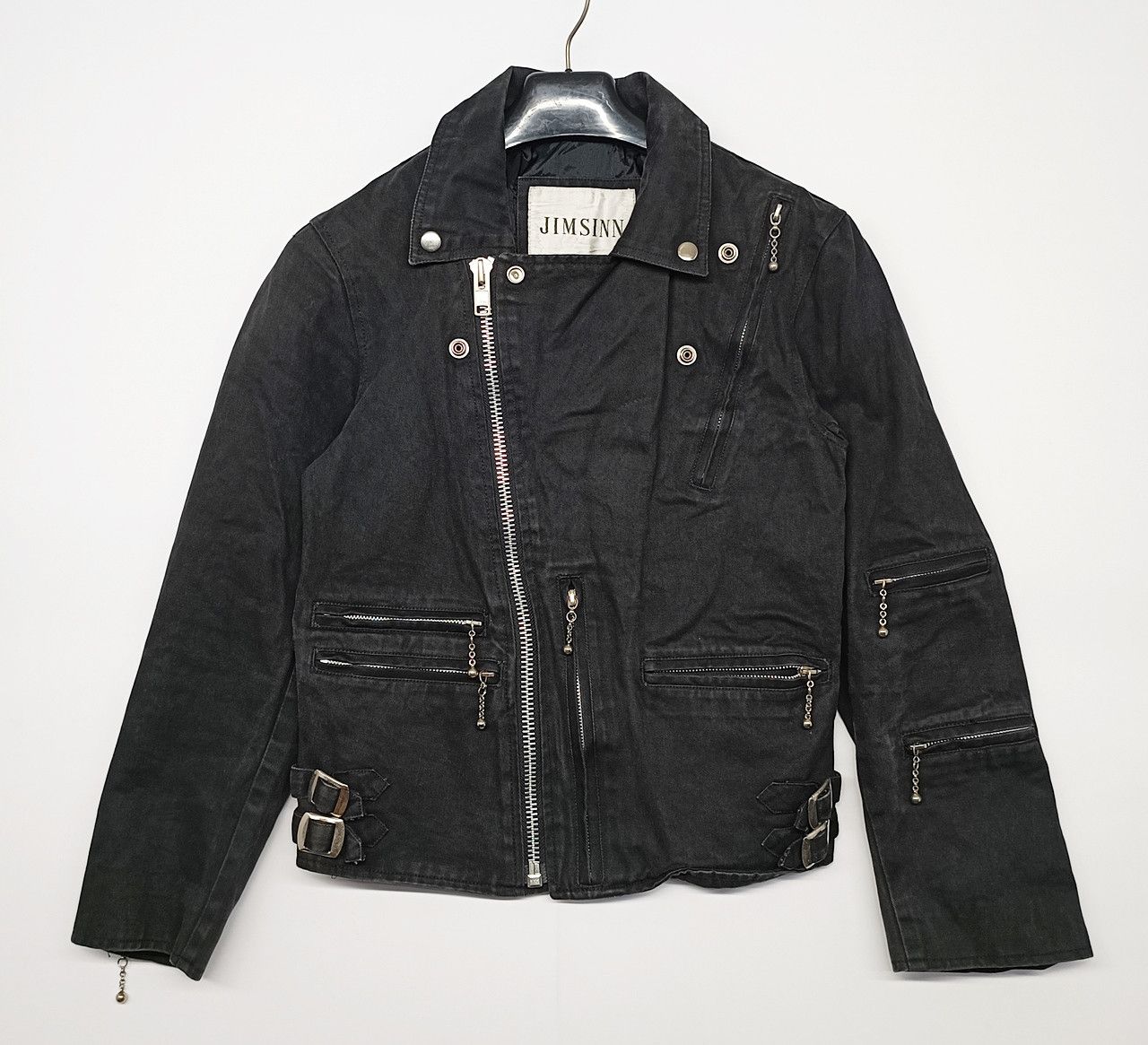 Japanese Brand × Streetwear JIM SINN double colar multiple zip pocket ...