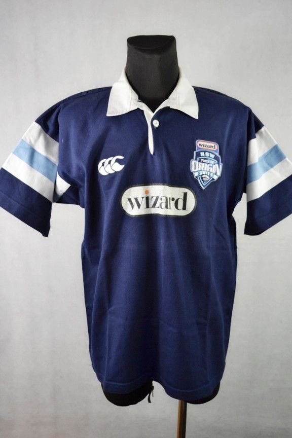 Canterbury of New Zealand × Vintage NSW State of Origin Wizard Blues ...
