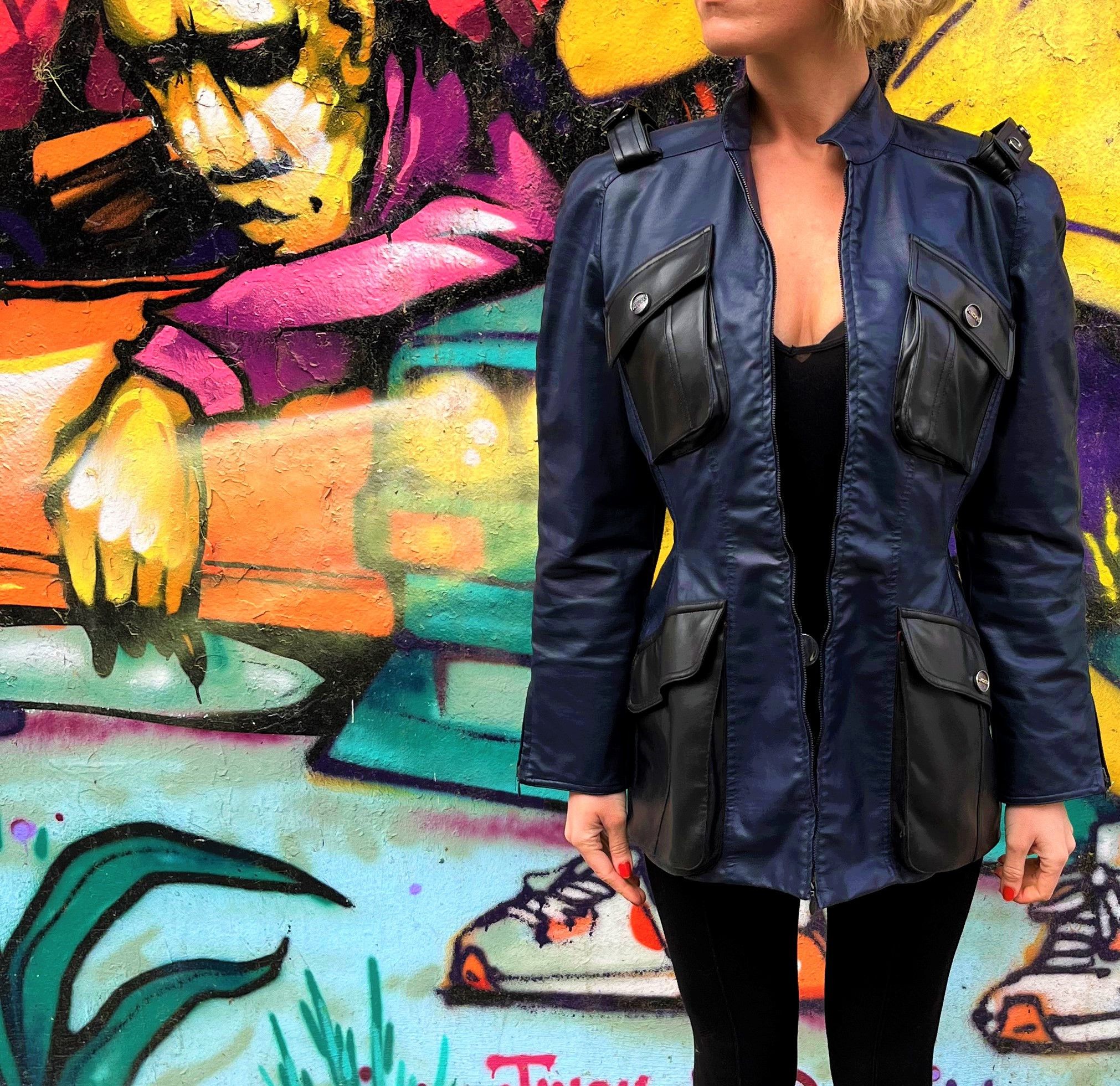 Thierry Mugler Thierry Mugler Motorcycle Vintage PVC Faux Leather ...