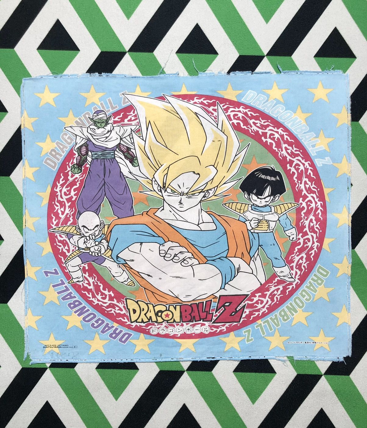 Vintage Vintage DRAGON BALL Z MATSUYAMA Bandana/ Handkerchief | Grailed
