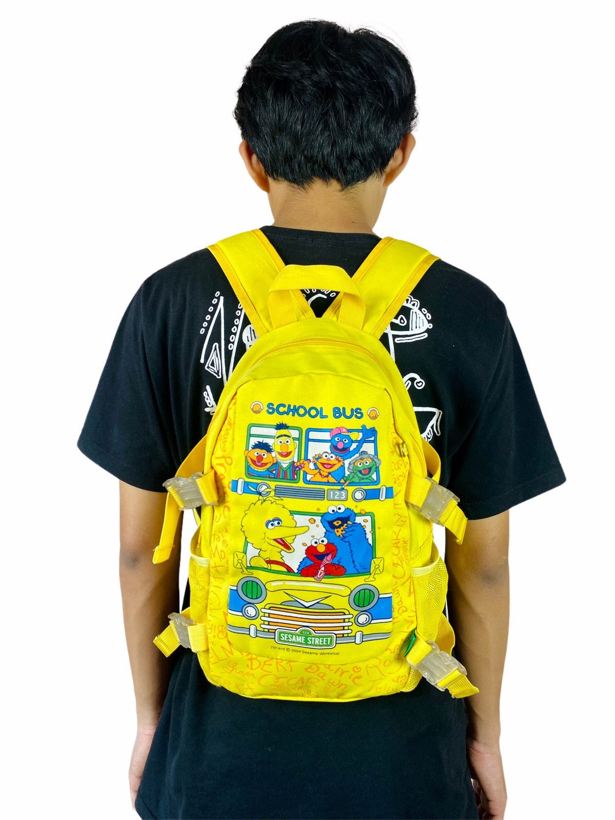 Movie × Vintage ☠️NEEDGONE☠️2004 Sesame Street Iconic Mini Backpack ...