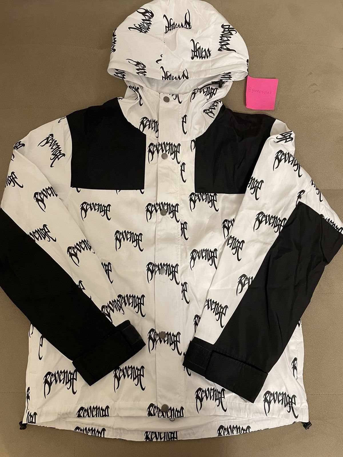 Revenge Revenge Track Jacket allover logo medium | Grailed