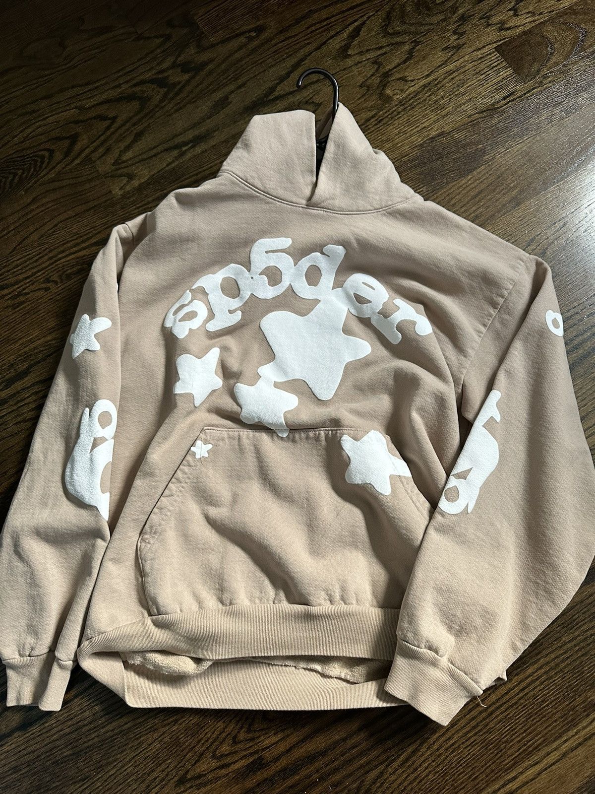 Spider Worldwide Spider Hoodie ‘Beluga’ (Beige) | Grailed