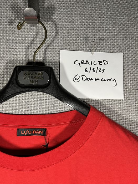 LUU DAN LỰU ĐẠN Red, Graphic Tee | Grailed