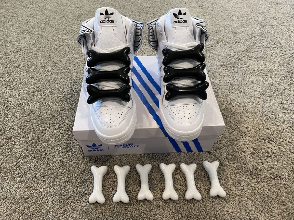 Jeremy Scott 2 sets of Adidas Jeremy Scott Bones | Grailed