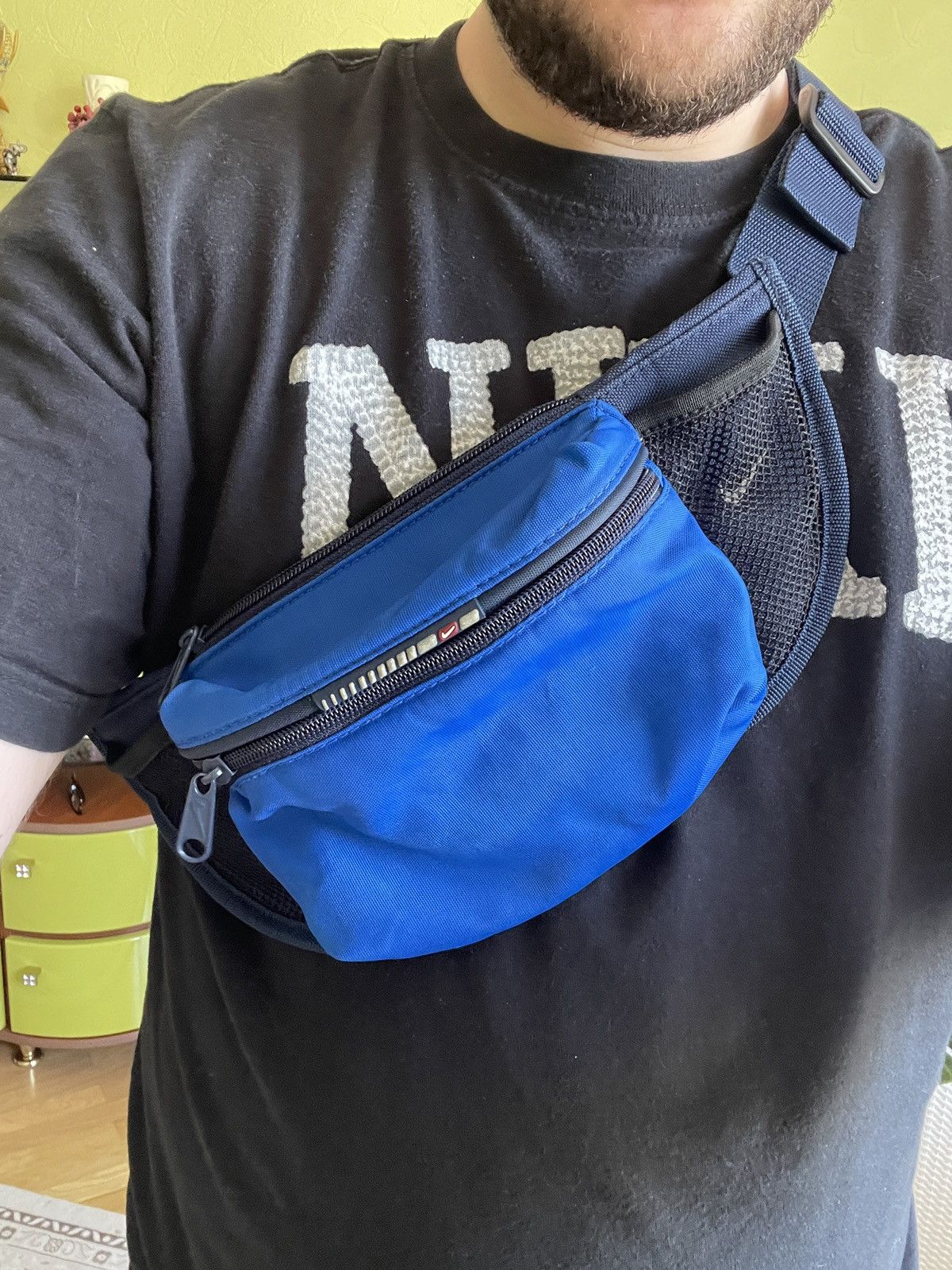 Nike × Streetwear × Vintage Vintage Nike Mini Logo Fanny Pack Chest Rig ...