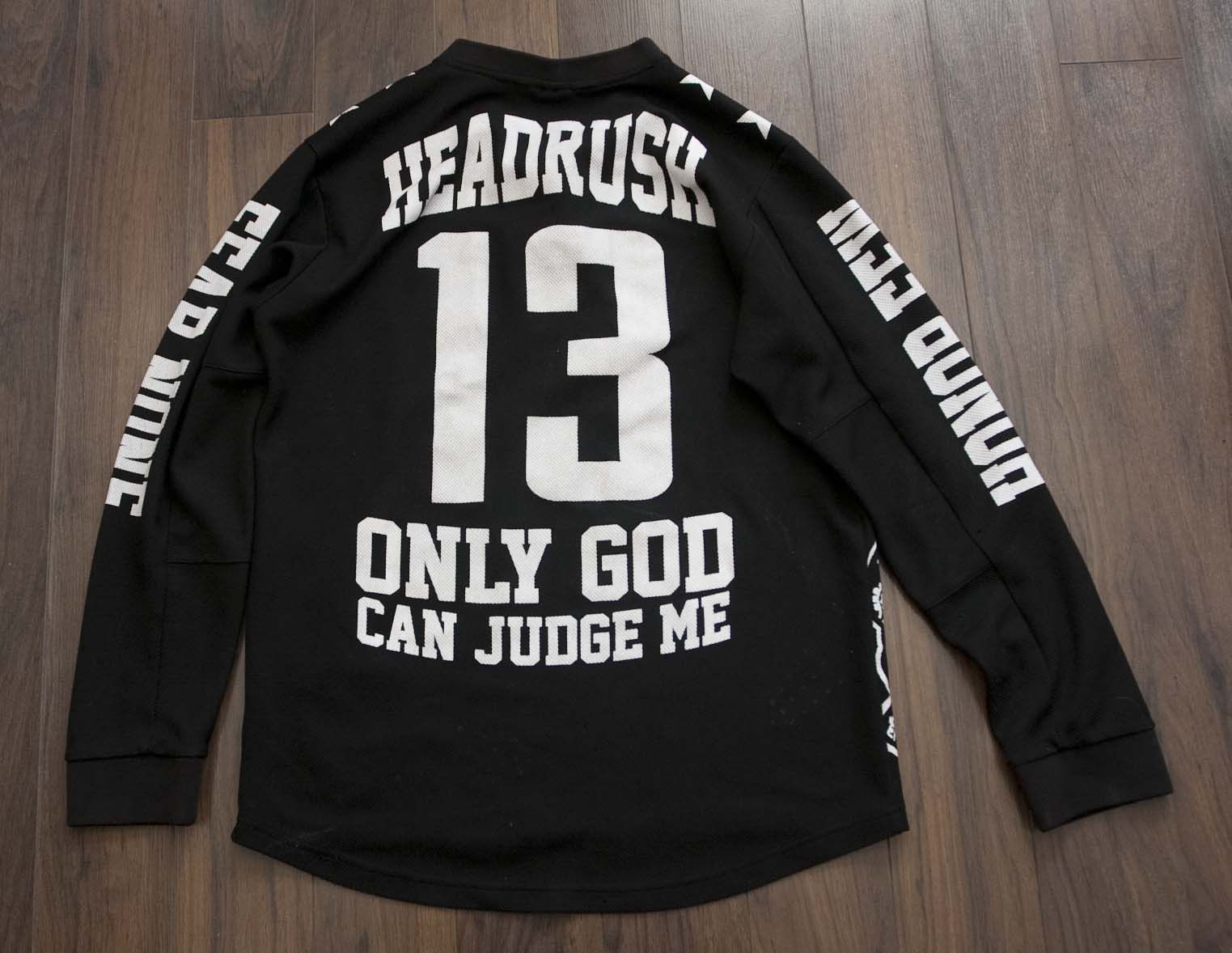 Streetwear Headrush Jersey Skull Only God Can Judge Me Size S | Grailed