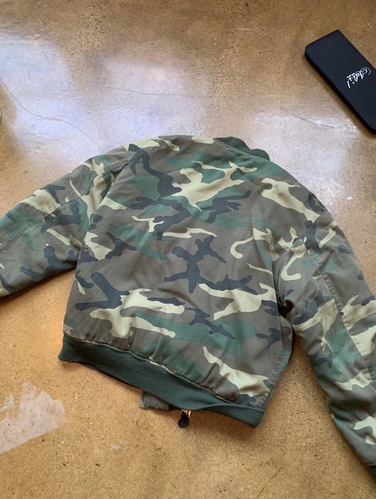 Raf Simons HOLY grail riot bomber Raf Simons MA-1 2001 | Grailed