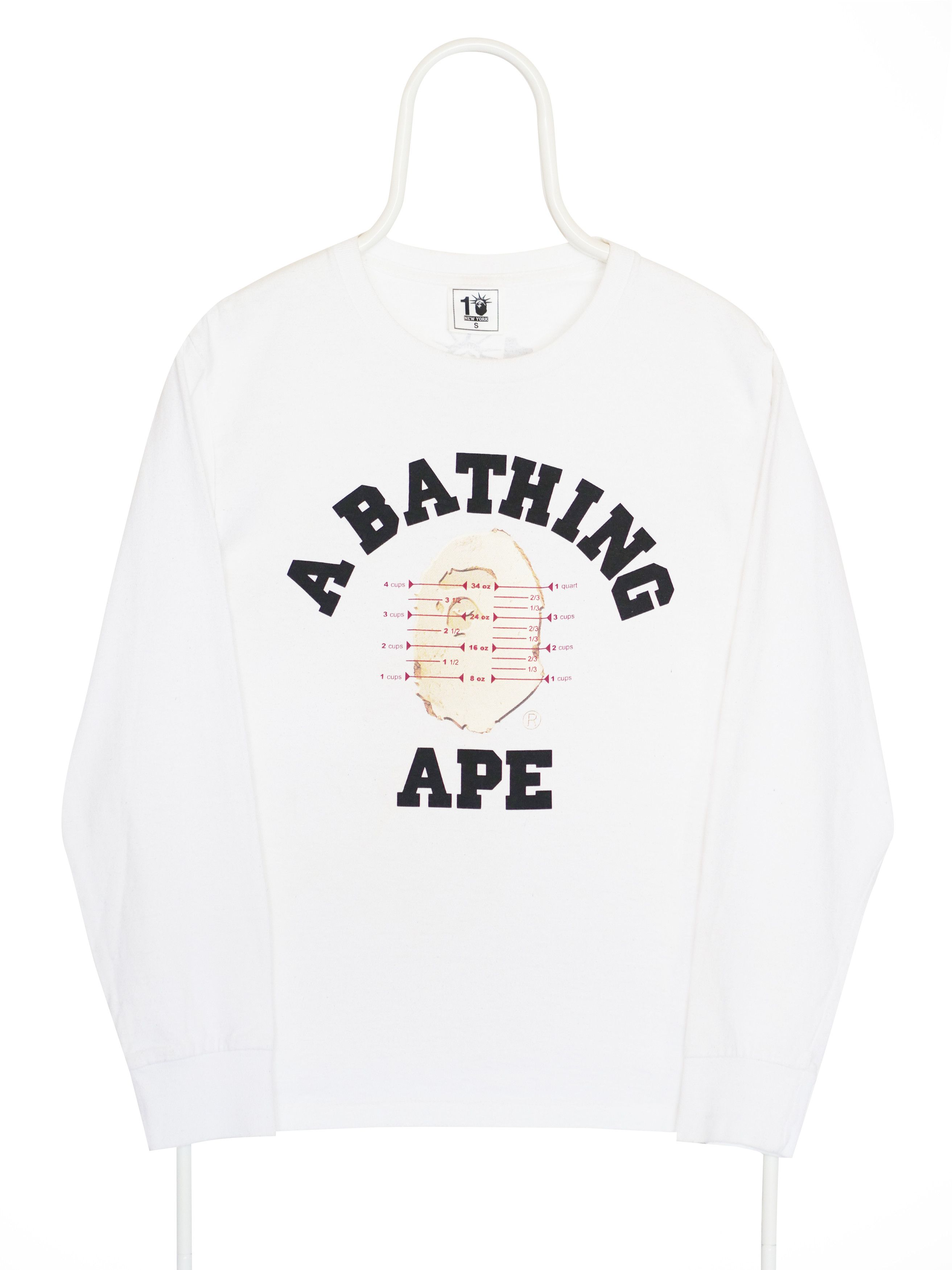 Bape Bape X Pusha T 10th year NYC longsleeve | Grailed