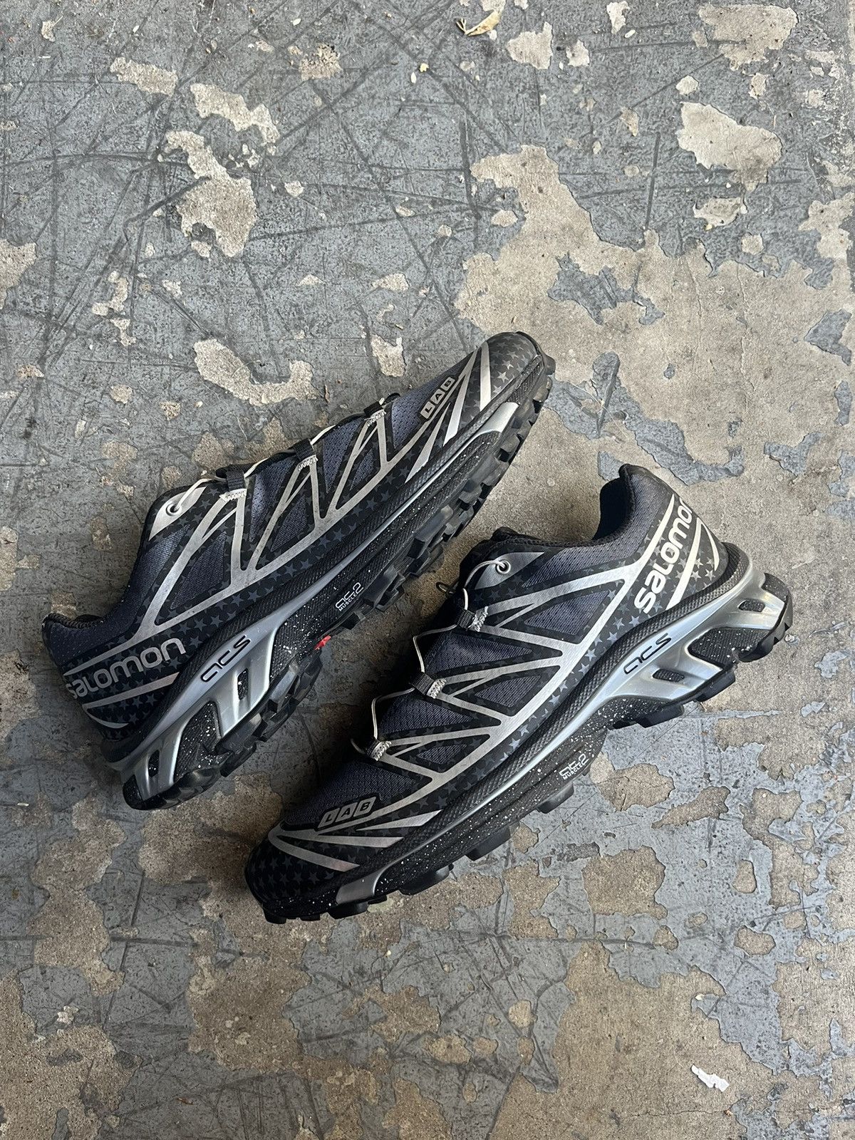 Salomon × atmos Atmos x Salomon XT6 “Stars Collide” | Grailed