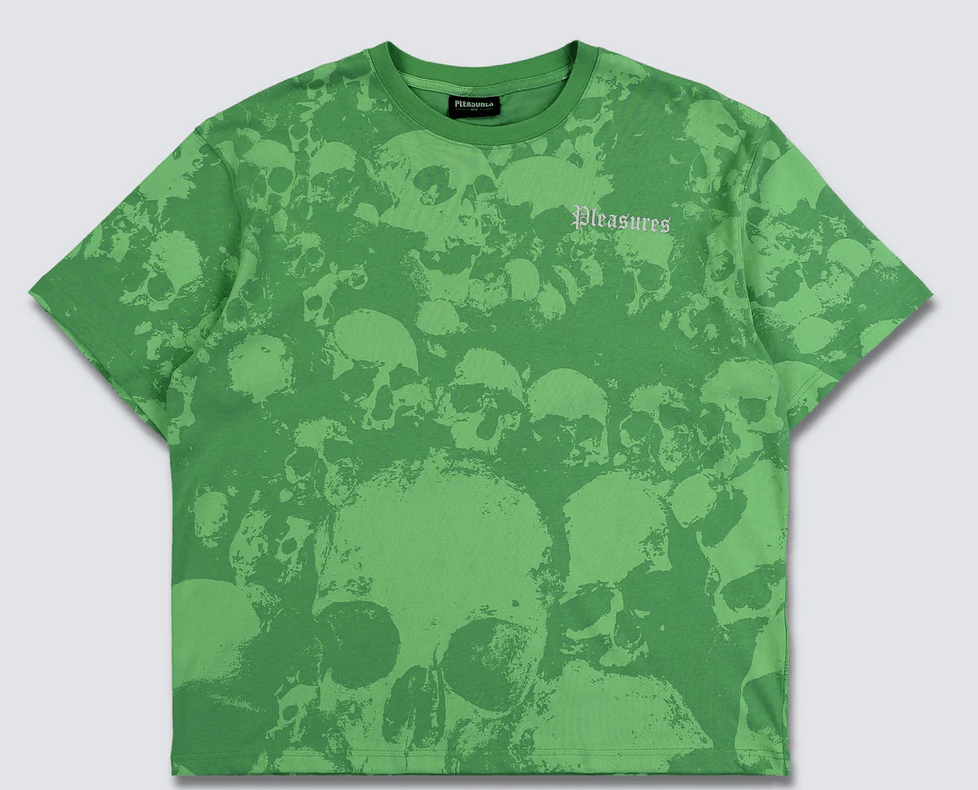 Pleasures Despair Oversize Skull Print T-Shirt | Grailed