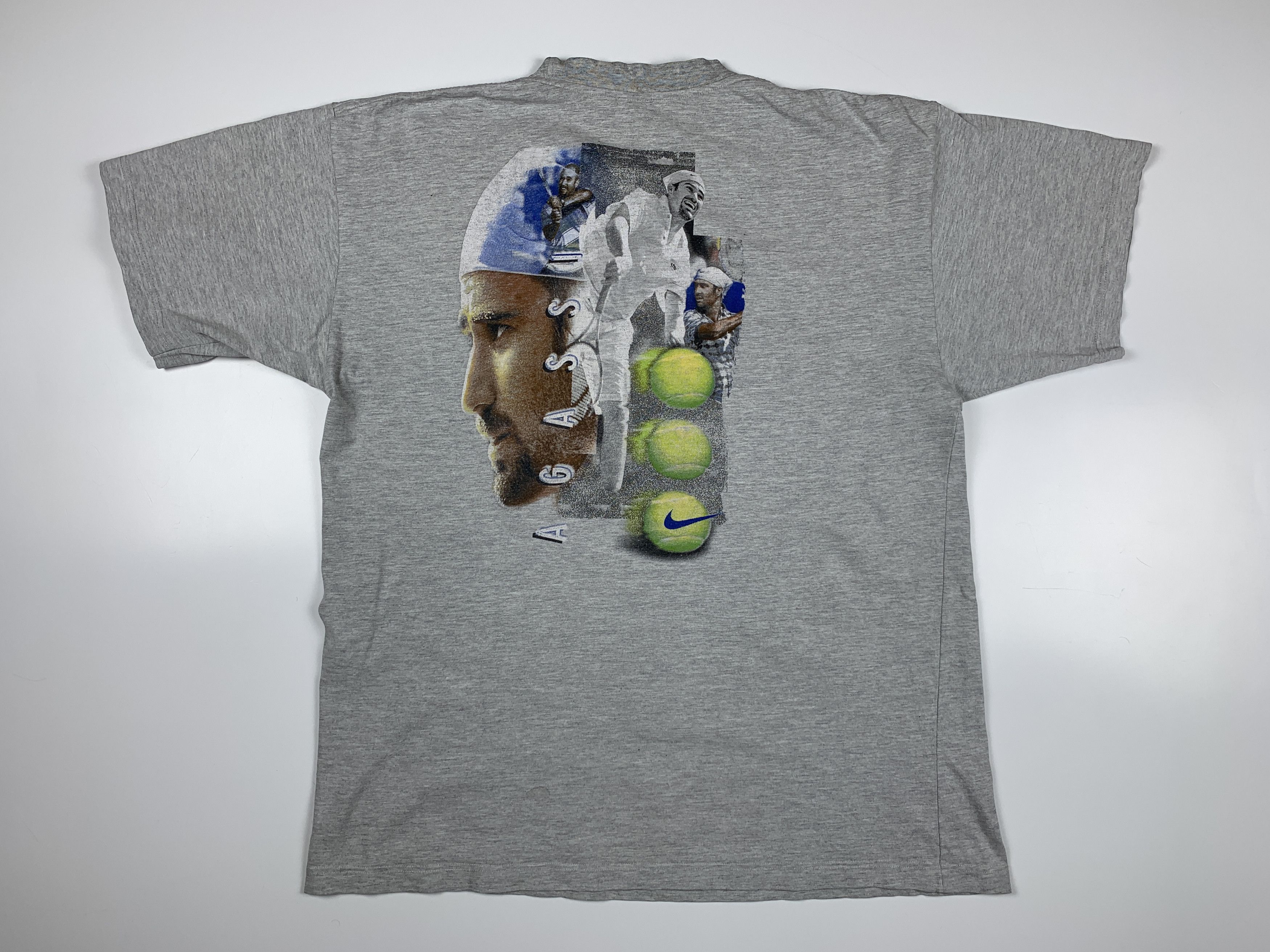 Andre Agassi × Nike × Vintage 90's Nike Andre Agassi Tennis Vintage Men ...