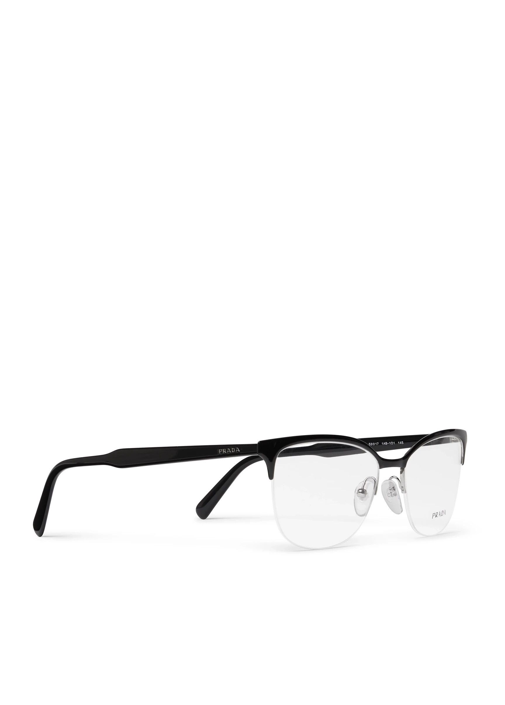 Prada Prada D-Frame Black Acetate Optical Glasses | Grailed