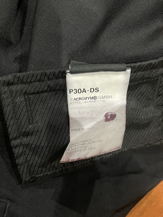 Acronym P30A-DS Gen 1.0 [Small] | Grailed