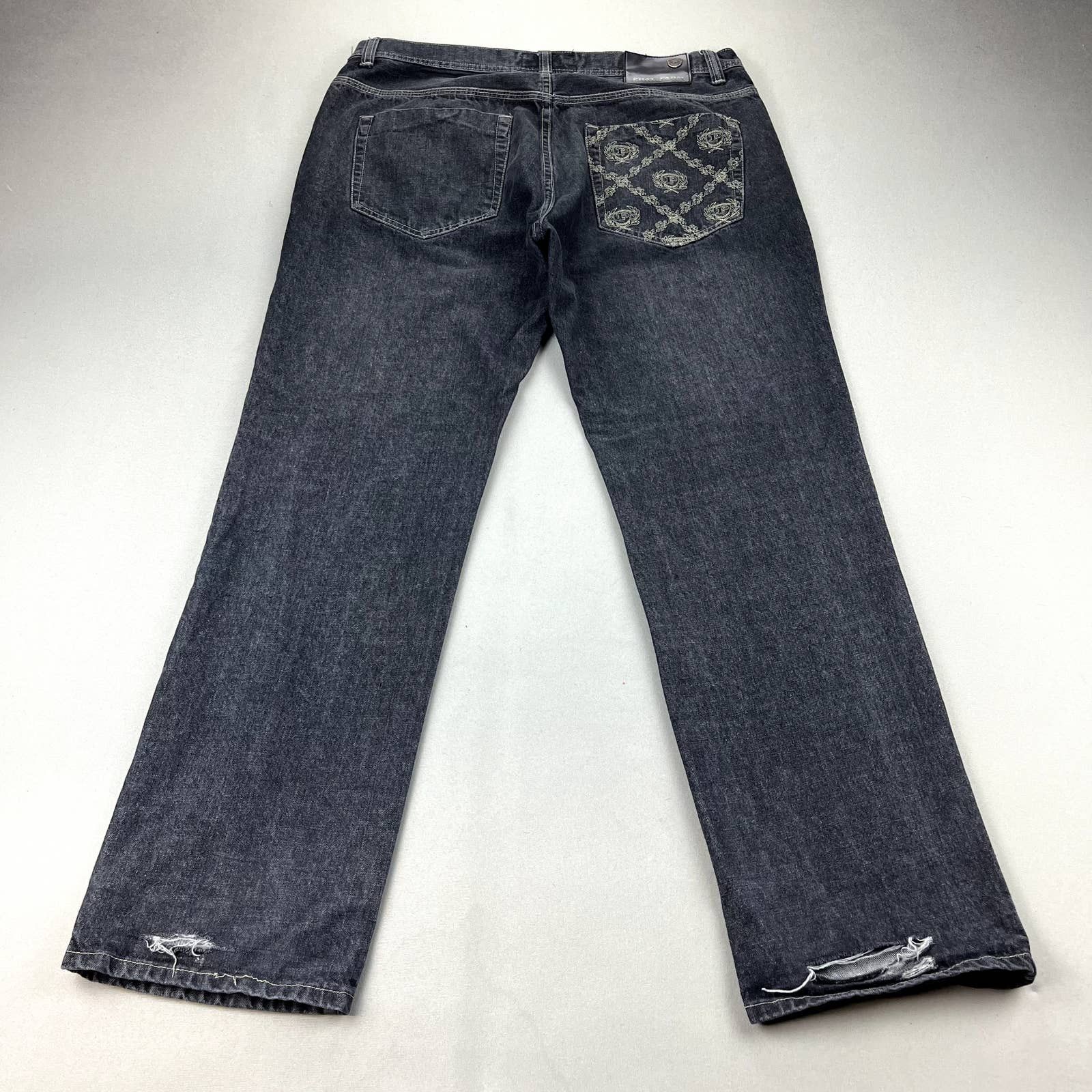 Phat Farm Vintage Phat Farm Jeans Mens 38 Black Denim Relaxed Hip Hop ...
