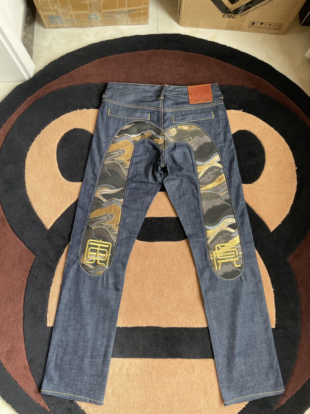 Evisu EVISU size30 tiger daicock style embroidery jeans | Grailed