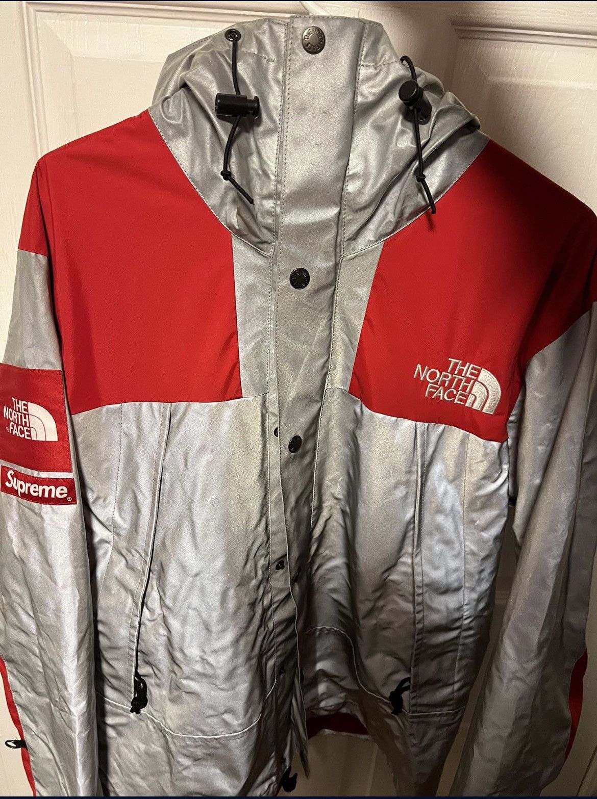 Supreme Supreme x TNF 3M Reflective Jacket | Grailed