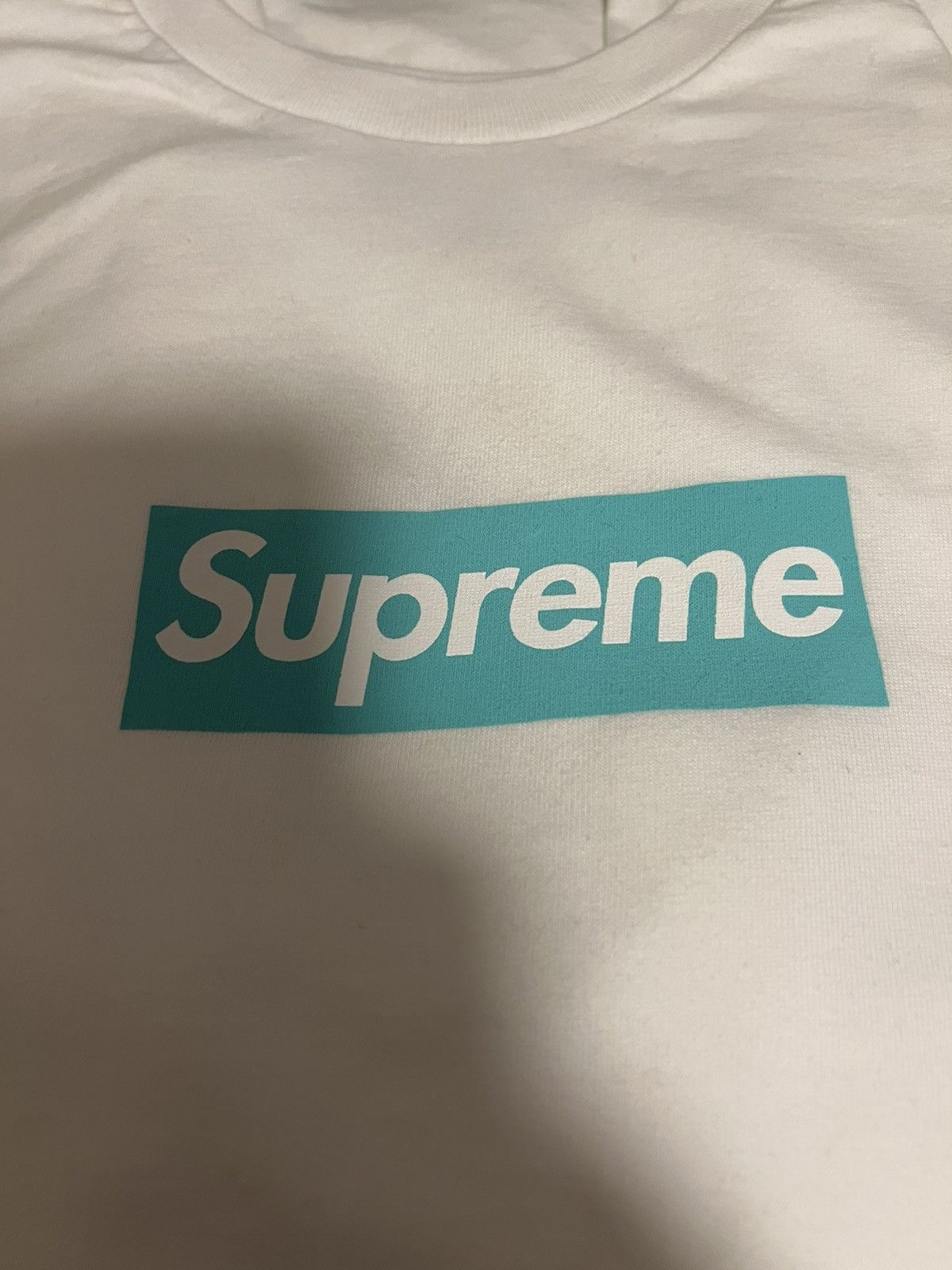 Supreme × Tiffany & Co. Supreme x Tiffany Box Logo Tee | Grailed