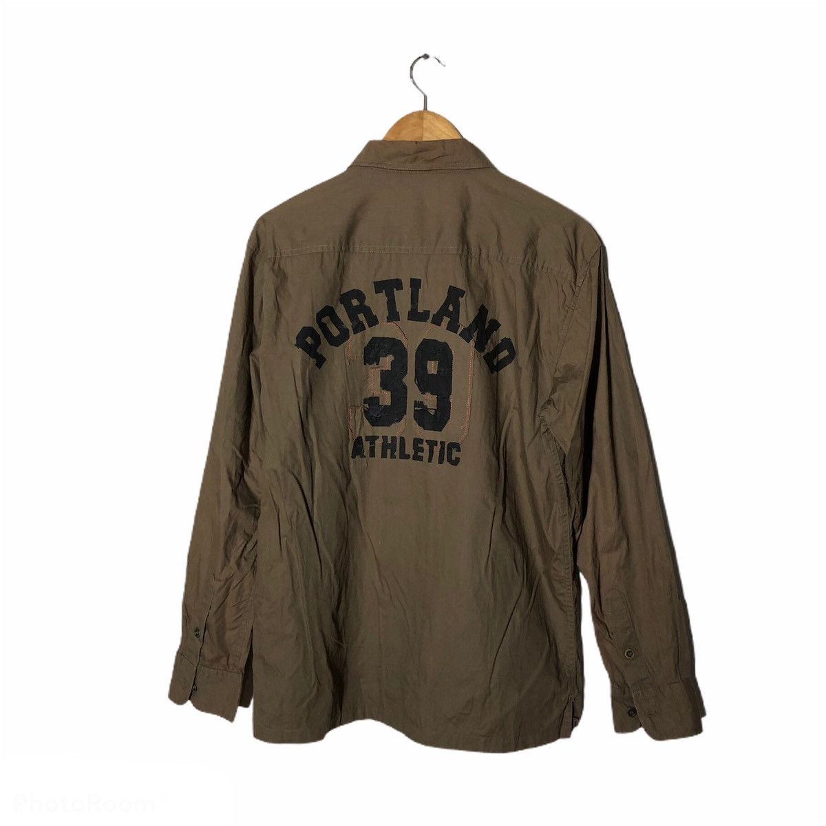 Japanese Brand × Varsity Jacket VARSITY JACKET PORTLAND 39 ATHLETES BIG ...