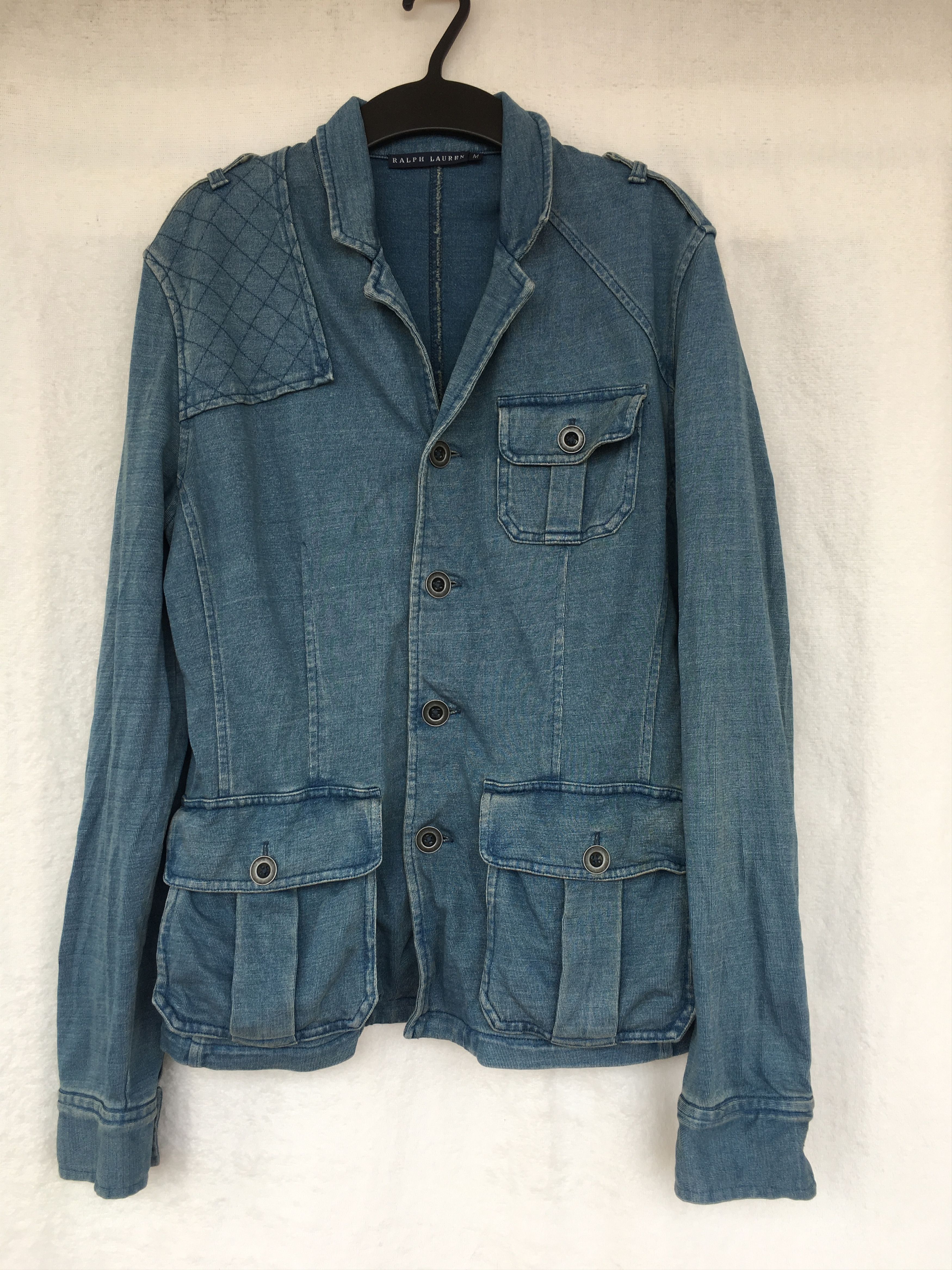 Polo Ralph Lauren × Ralph Lauren cotton indigo jacket | Grailed