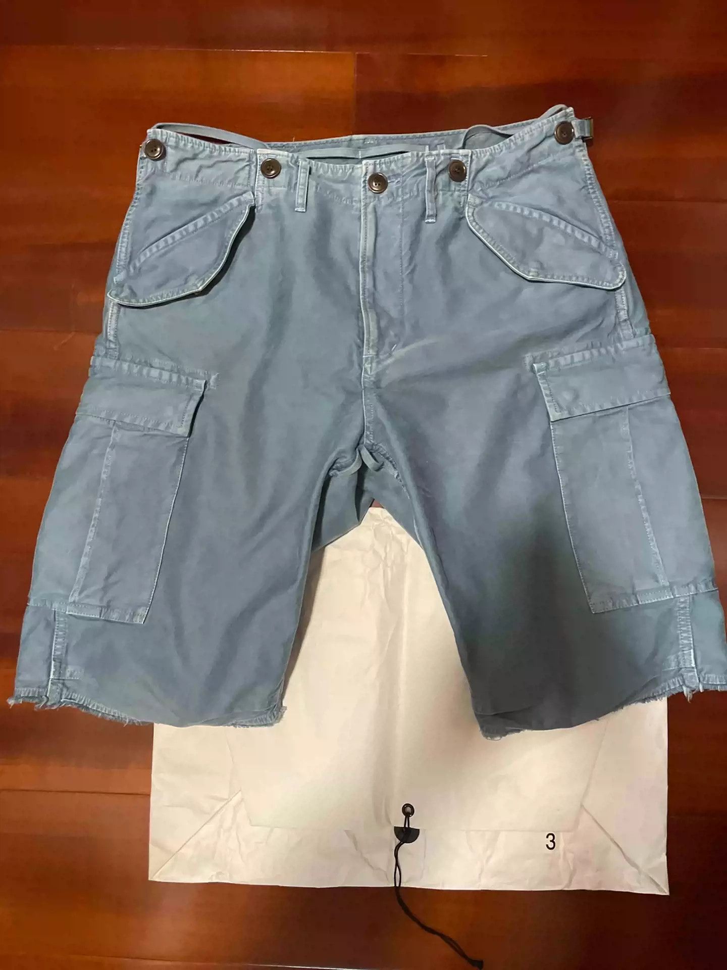 Visvim Visvim 17AW Eiger Sanction shorts blue size 3 | Grailed