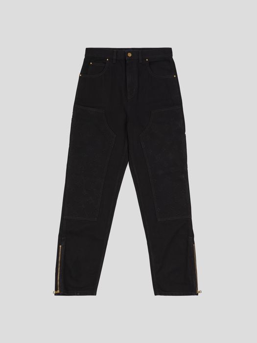 Louis Vuitton Monogram Detail Carpenter Denim | Grailed