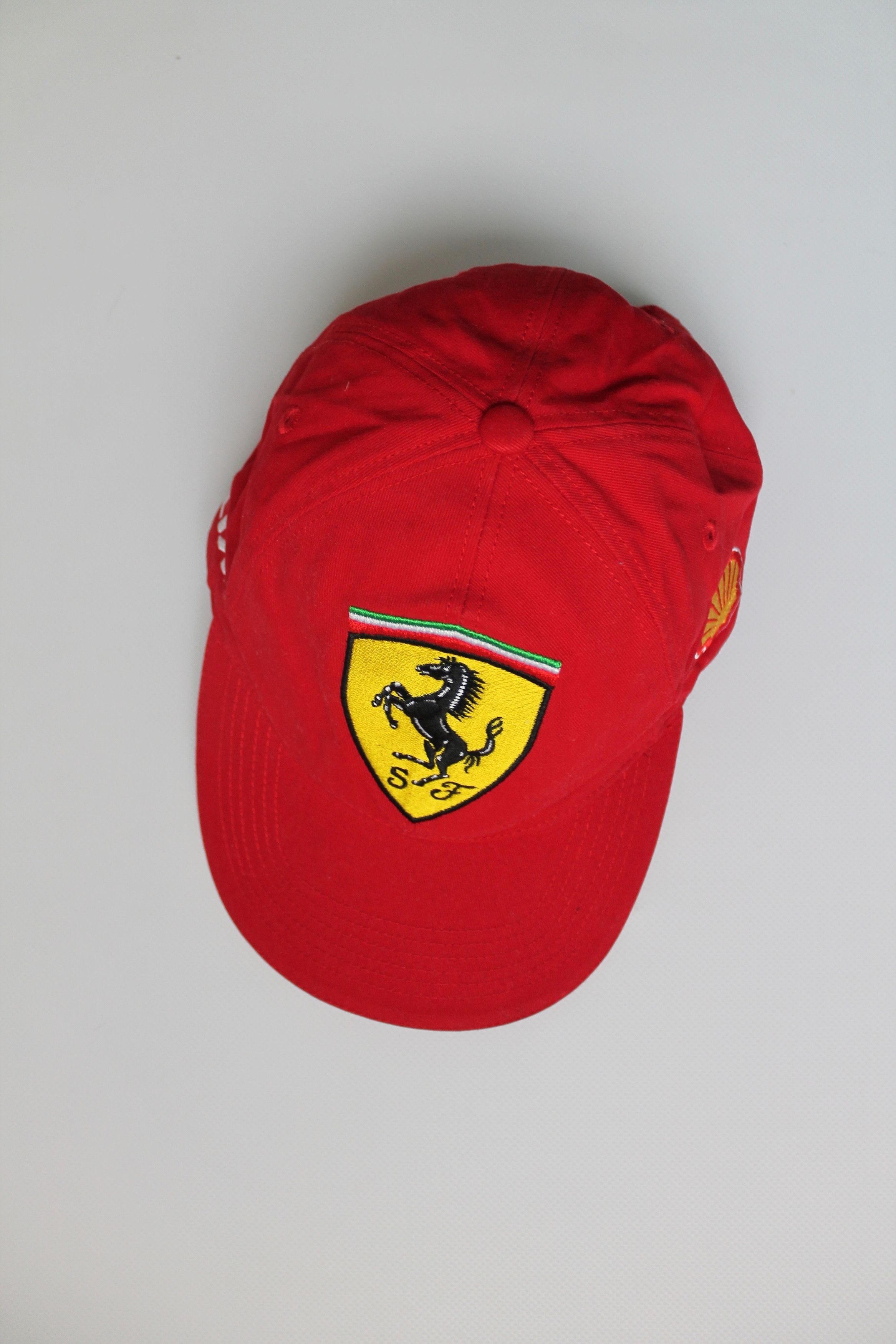 Ferrari × Formula 1 Ferrari Scuderia Vintage Hat / Cap Red Italian ...