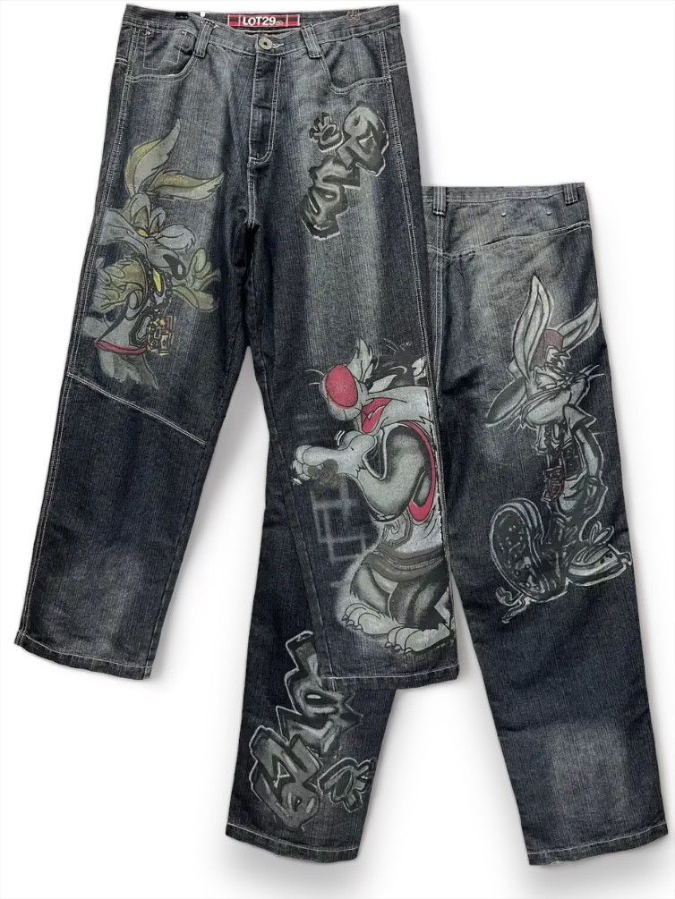 Warner Bros LOT29 LOONEY TUNES Art Graffiti Hip Hop Baggy Street ...